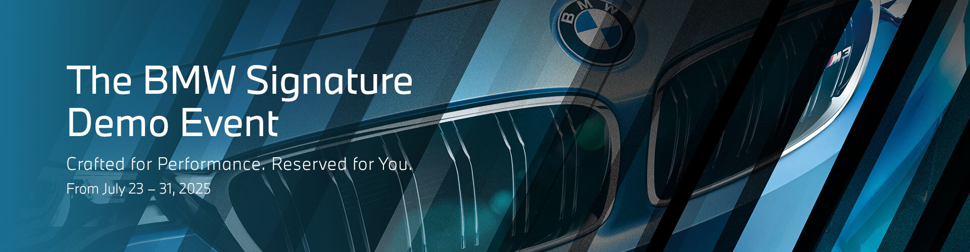 The BMW Signature Demo Event | Demo Car Sales Event | The BMW Store